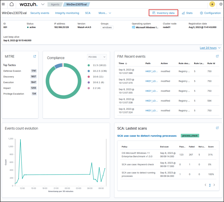 Wazuh | Part 4 : Proof of Concept —Windows Endpoint Part 2 of 2 – Igor ...