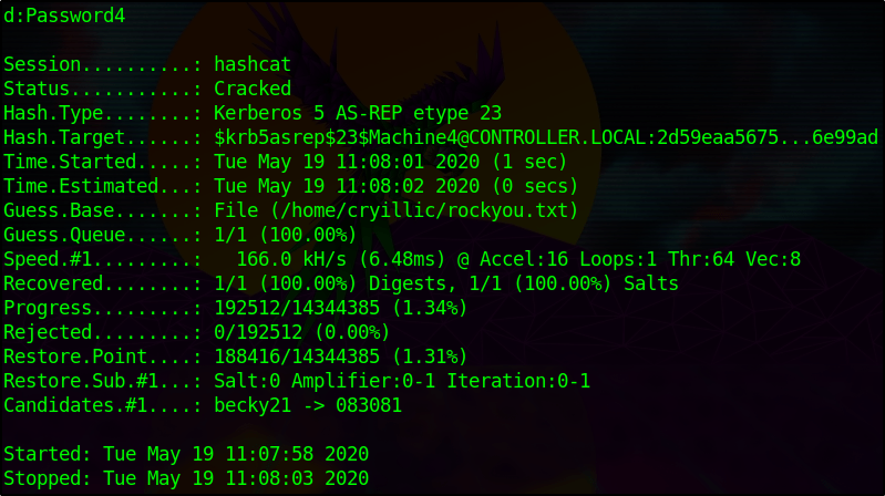 TryHackMe | Attacking Kerberos – Igor_sec's Blog
